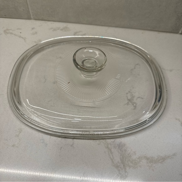 Pyrex | Kitchen | Pyrex Corningware F2c Clear Glass Oval Lid With ...